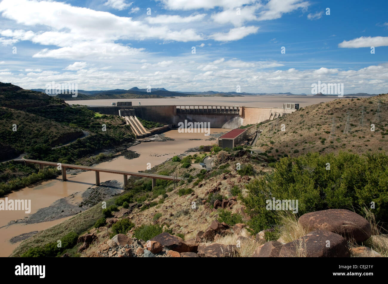 Gariep Dam,Free State Province Stock Photo - Alamy
