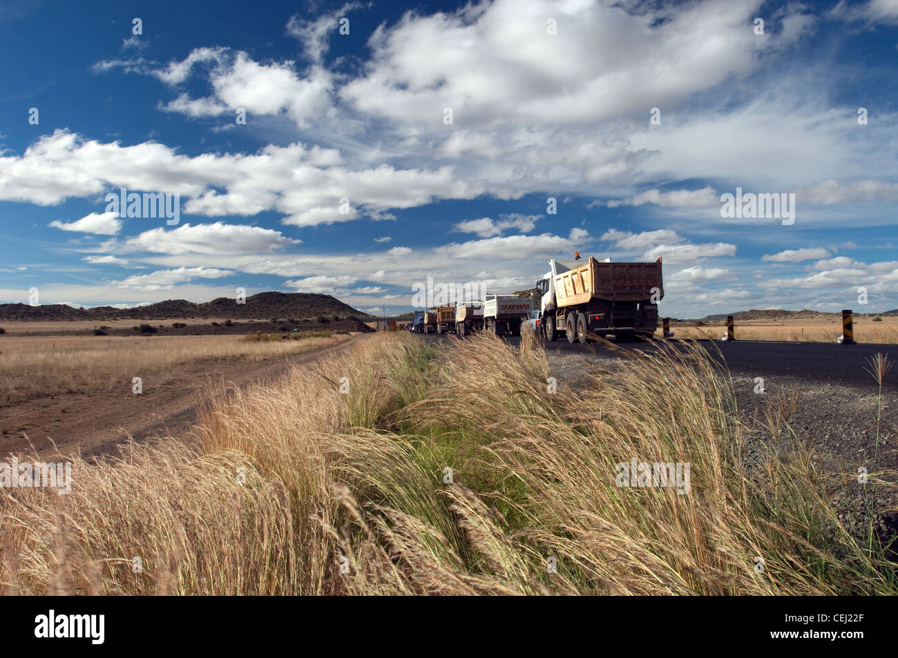 Freestate Road,close to Jagersfontein,Free State Province Stock Photo ...