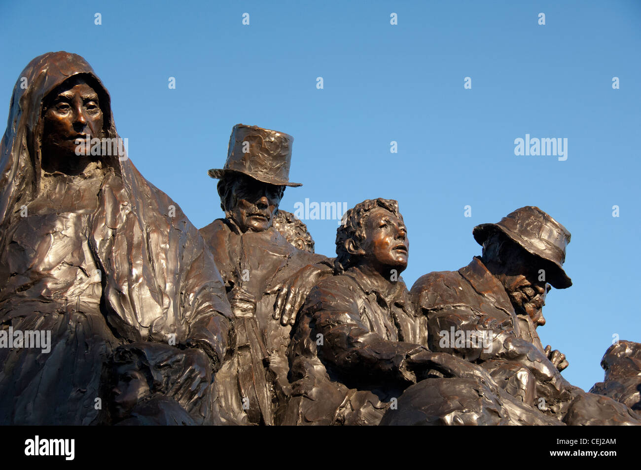 Pennsylvania, Philadelphia. Penn's Landing, The Irish Memorial Stock ...