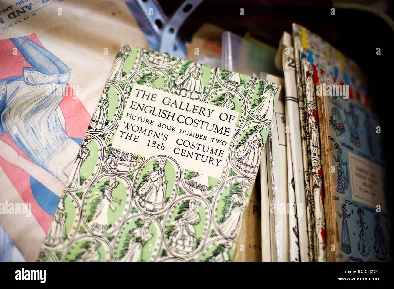 Antique books - The gallery of English Costume - 18th Century Fashion ...