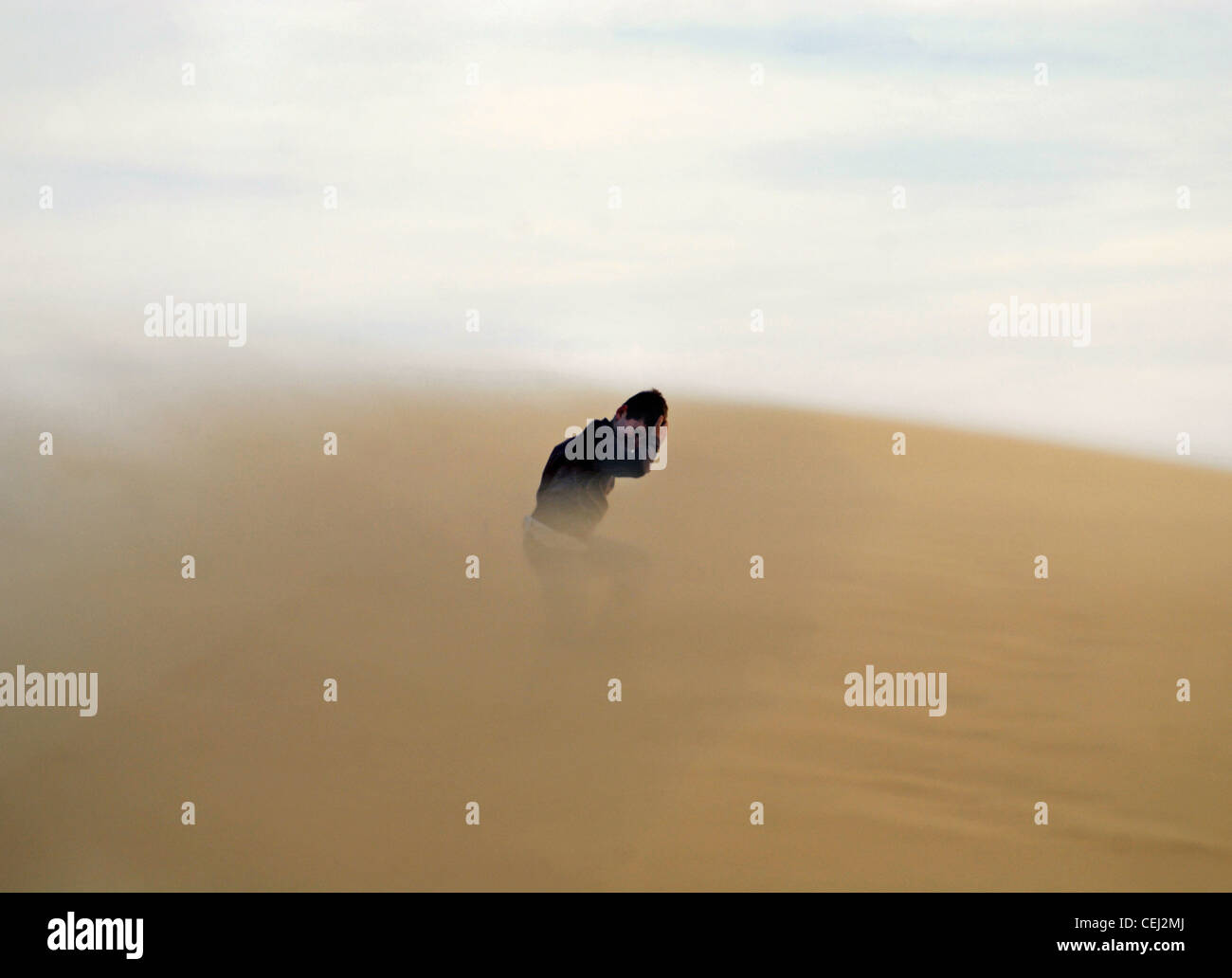 Wind blowing on sand dune hi-res stock photography and images - Alamy