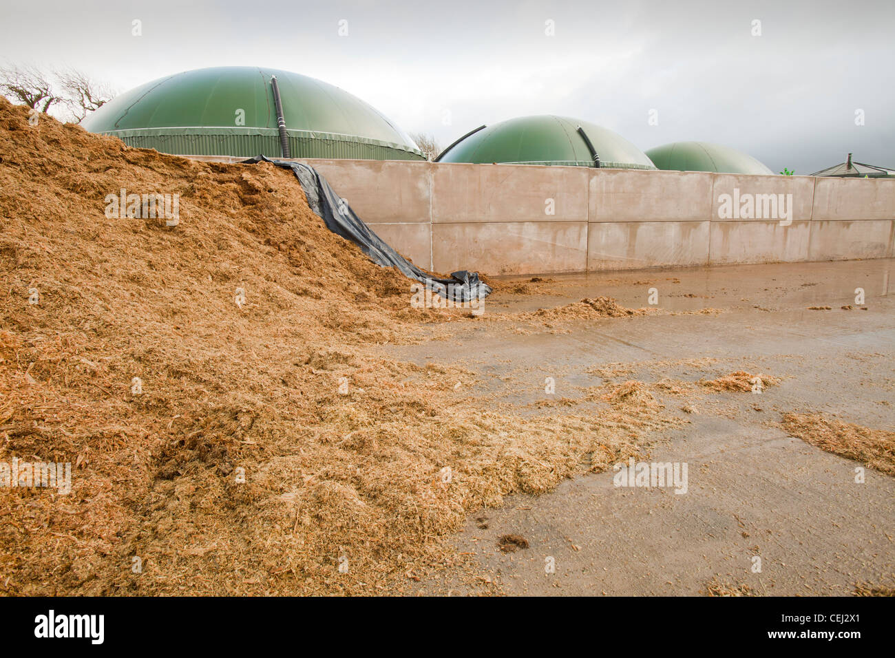 The Farmgen anaerobic bio digestor at Dryholme Farm near Silloth ...