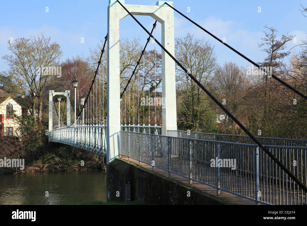 Trews Weir Bridge, Exeter quay, Devon, England, UK Stock Photo - Alamy