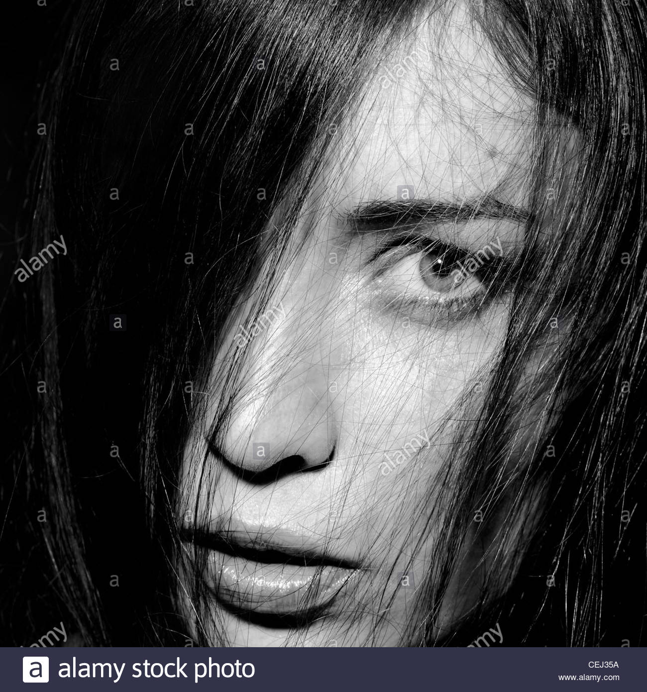 Windswept Face Stock Photos & Windswept Face Stock Images - Alamy