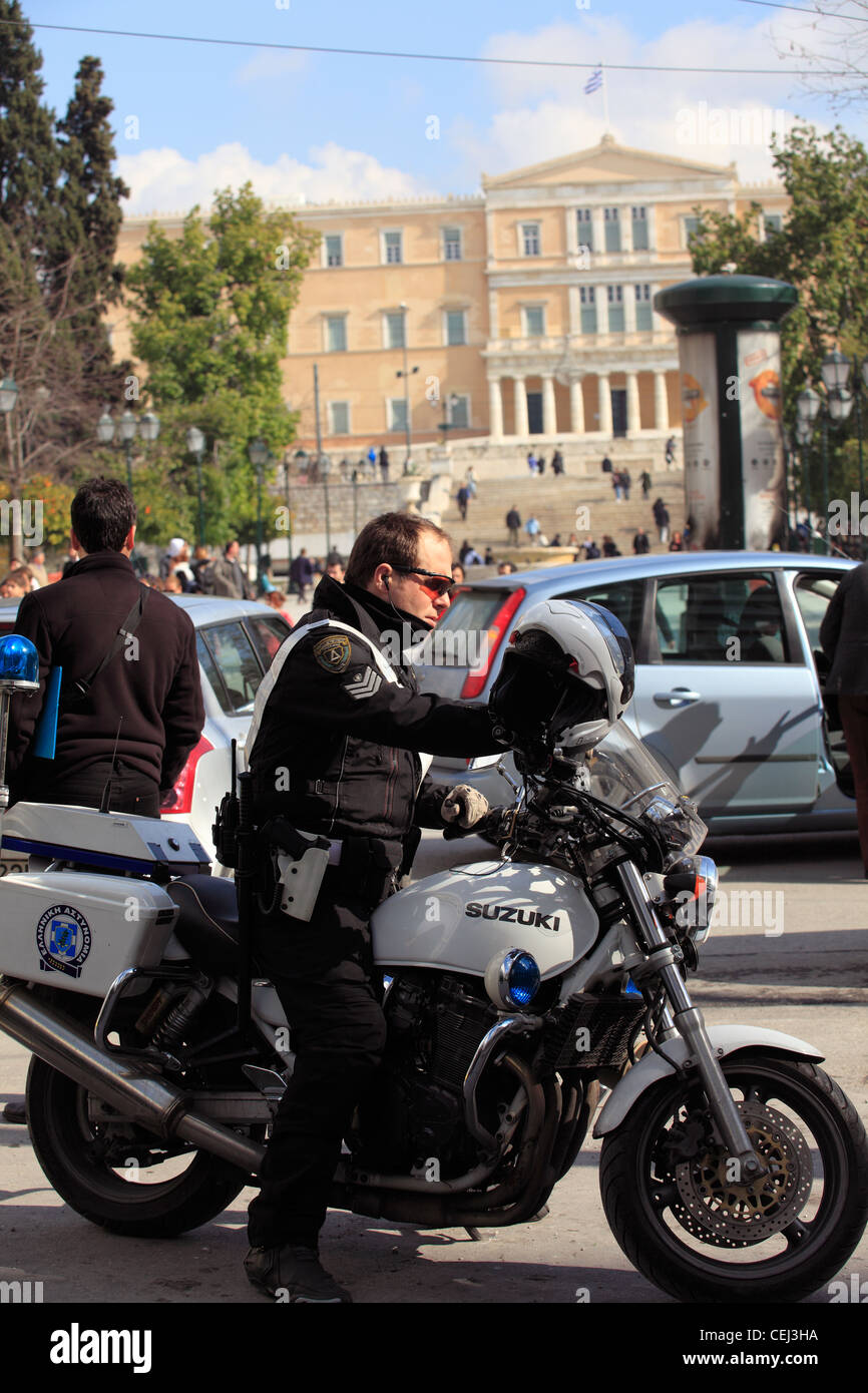 Greek policeman hi-res stock photography and images - Alamy