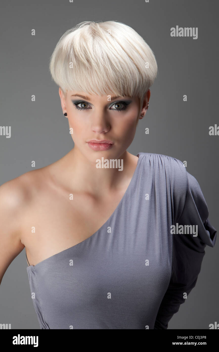 Female fashion model wearing dress Stock Photo - Alamy