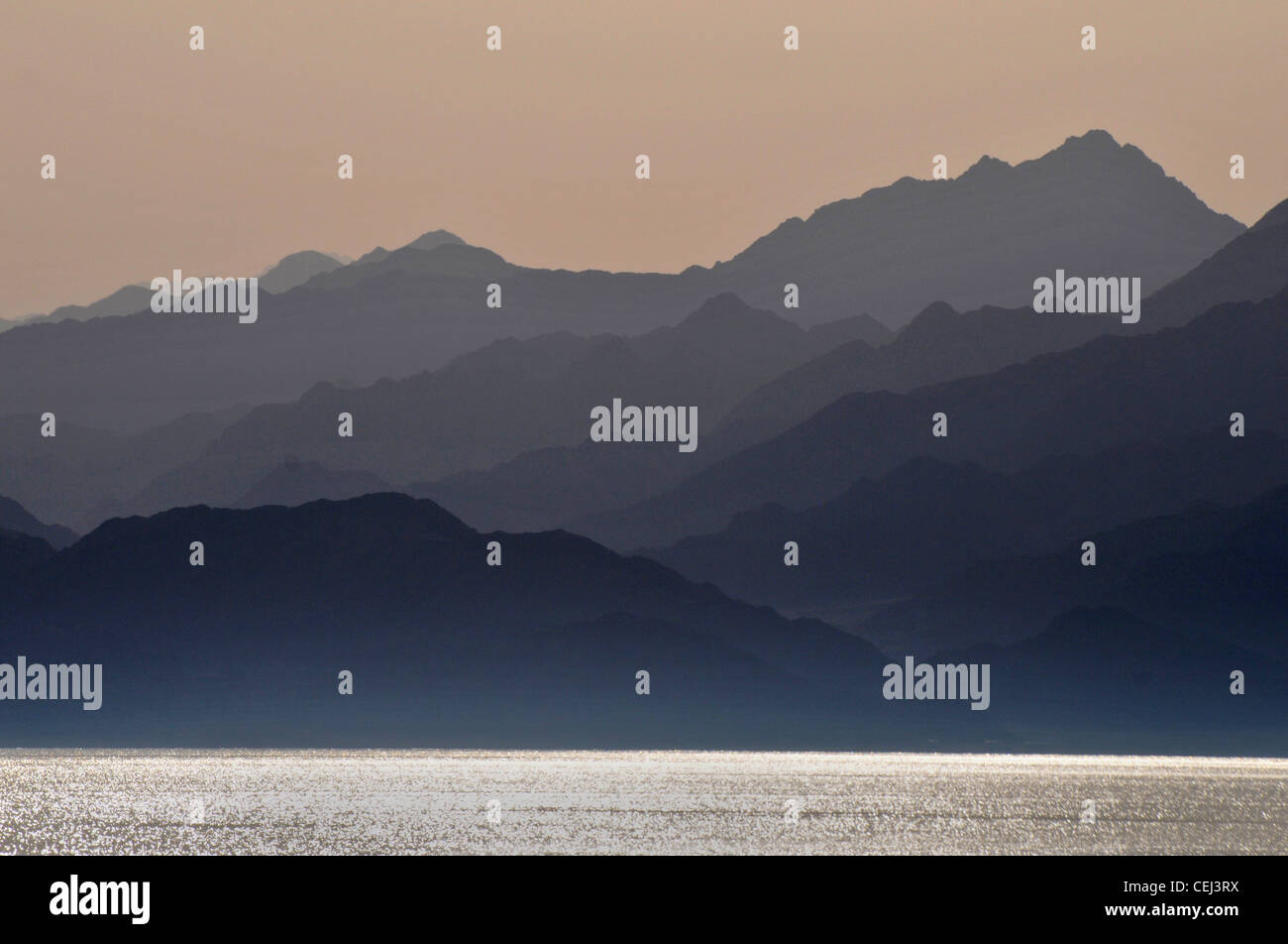 Mountains meet sea Stock Photo - Alamy