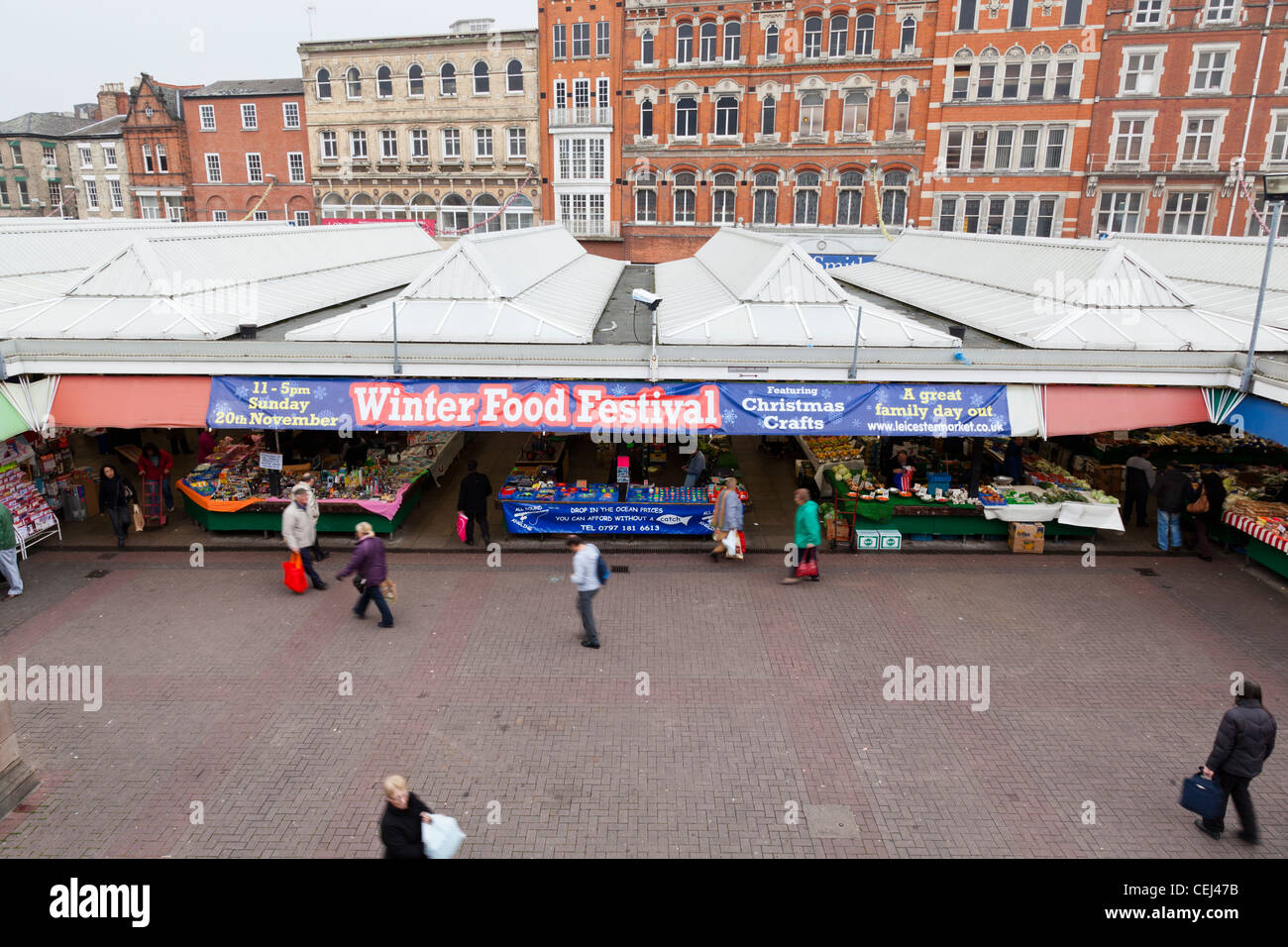Leicester market hi-res stock photography and images - Alamy