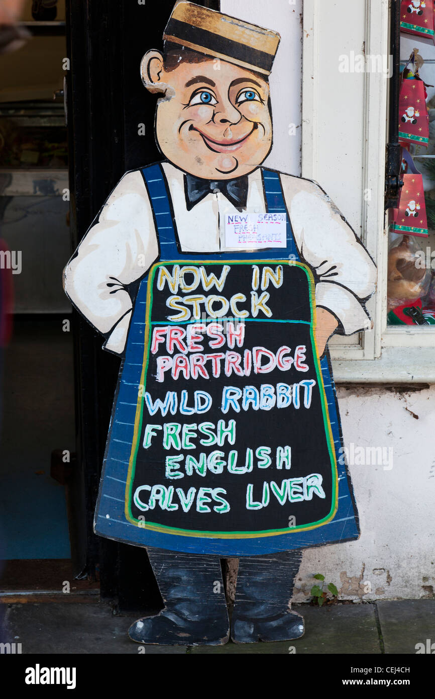 Advert advertisement butcher butchers hi-res stock photography and ...