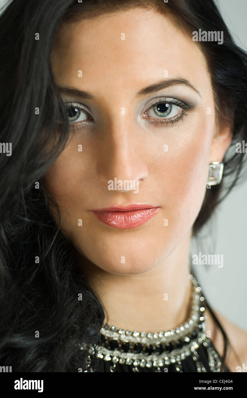 Fashion model at the studio Stock Photo - Alamy