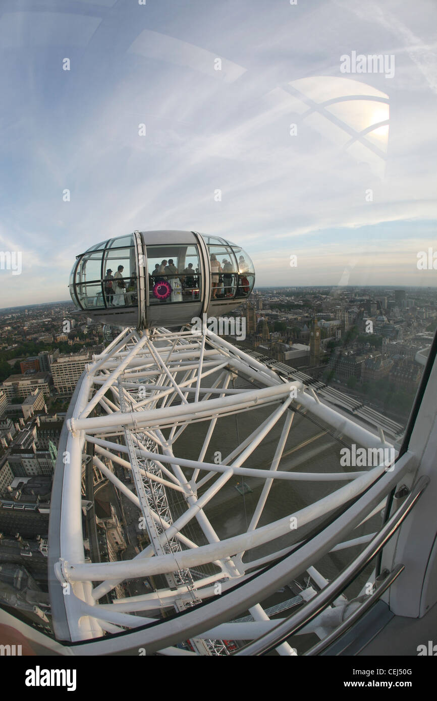 View over London from the London Eye, London, UK Stock Photo - Alamy