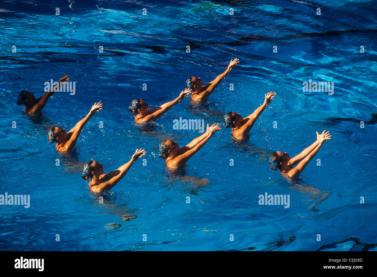 Team Synchronized Swimming competition at the 1994 World Aquatic ...