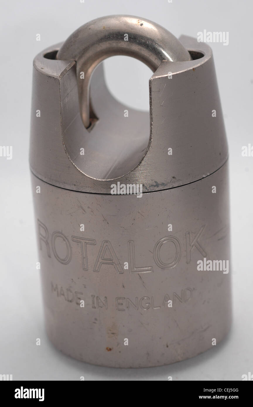 Rotalok Padlock w/ Fully Enclosed Shackle Stock Photo - Alamy
