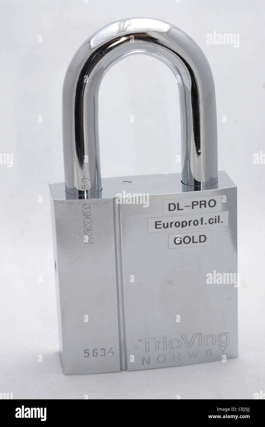 Abloy Trioving 5364 Padlock Stock Photo - Alamy