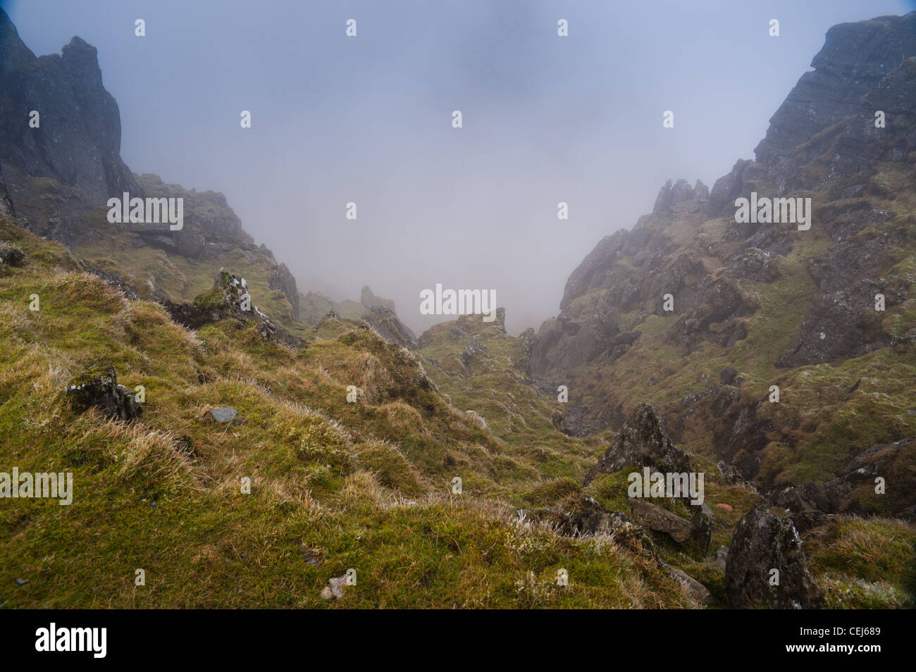 Clearing Cloud, Snowdonia Stock Photo - Alamy
