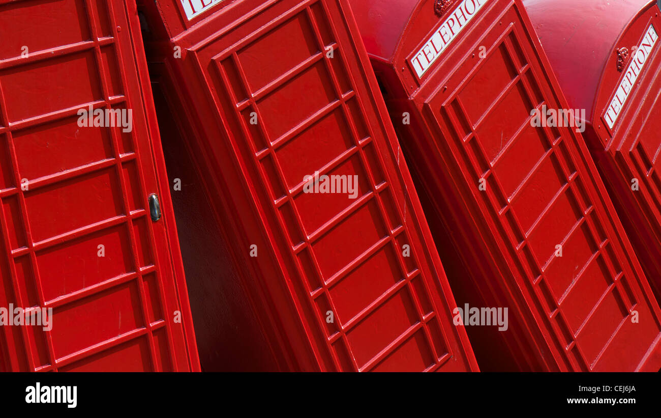 Red telephone boxes kingston hi-res stock photography and images - Alamy