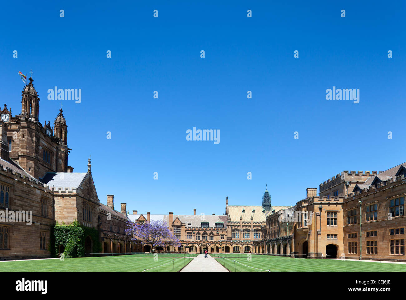 Sydney University Quadrangle Australia High Resolution Stock ...