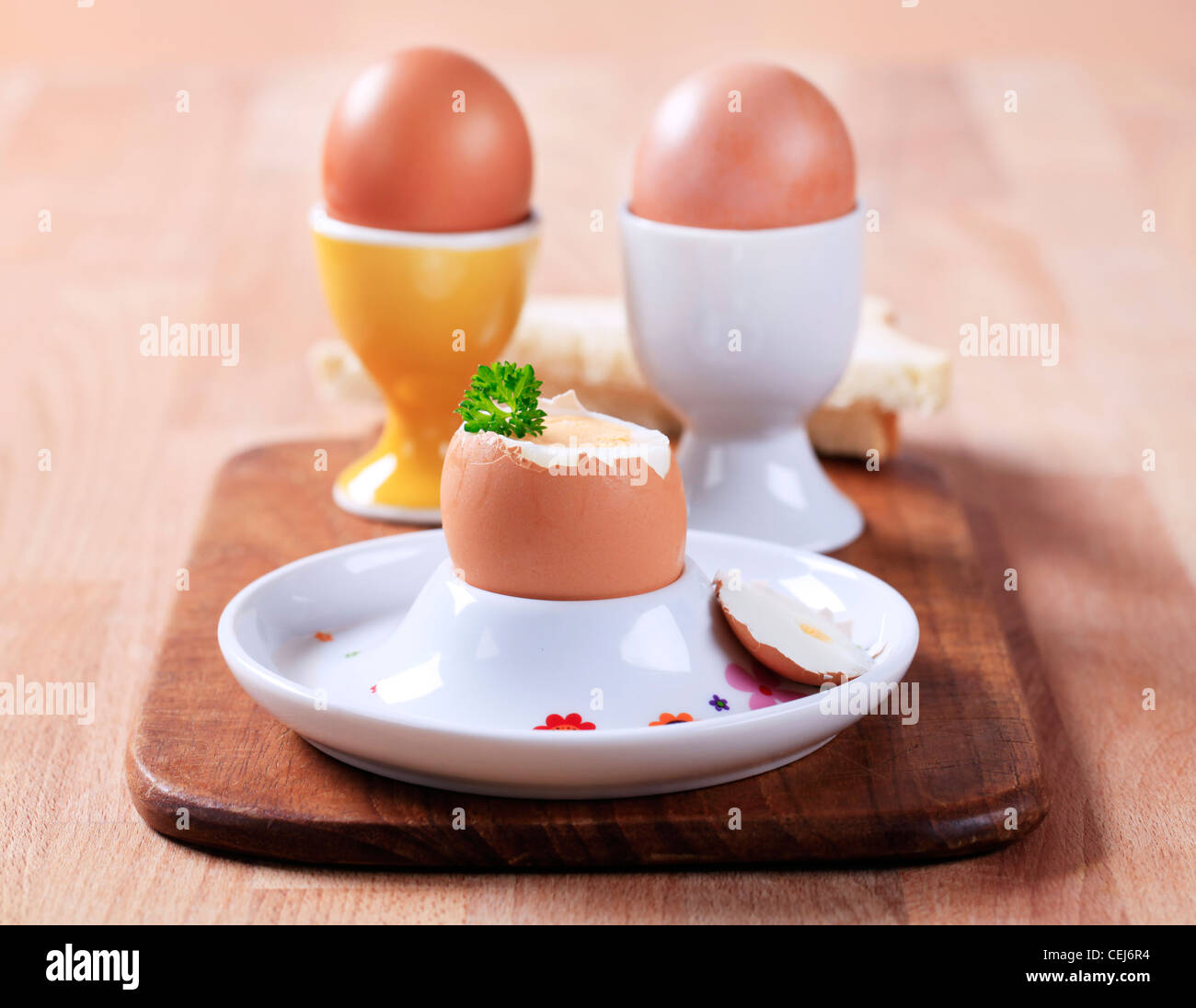 Hard boiled egg with shell hi-res stock photography and images - Alamy
