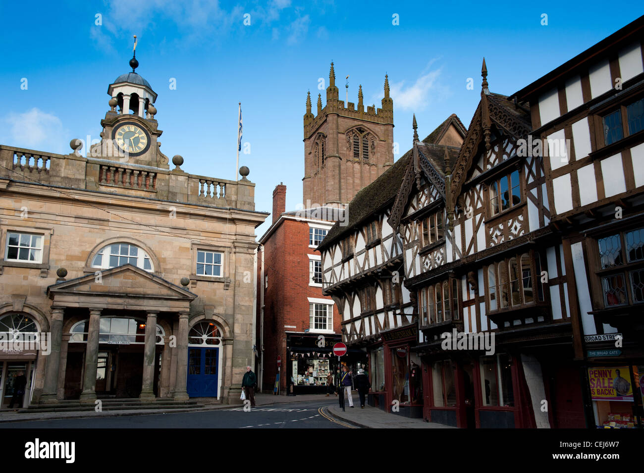 Ludlow clock tower hi-res stock photography and images - Alamy