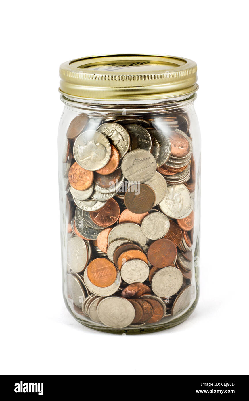 Money jar hi-res stock photography and images - Alamy