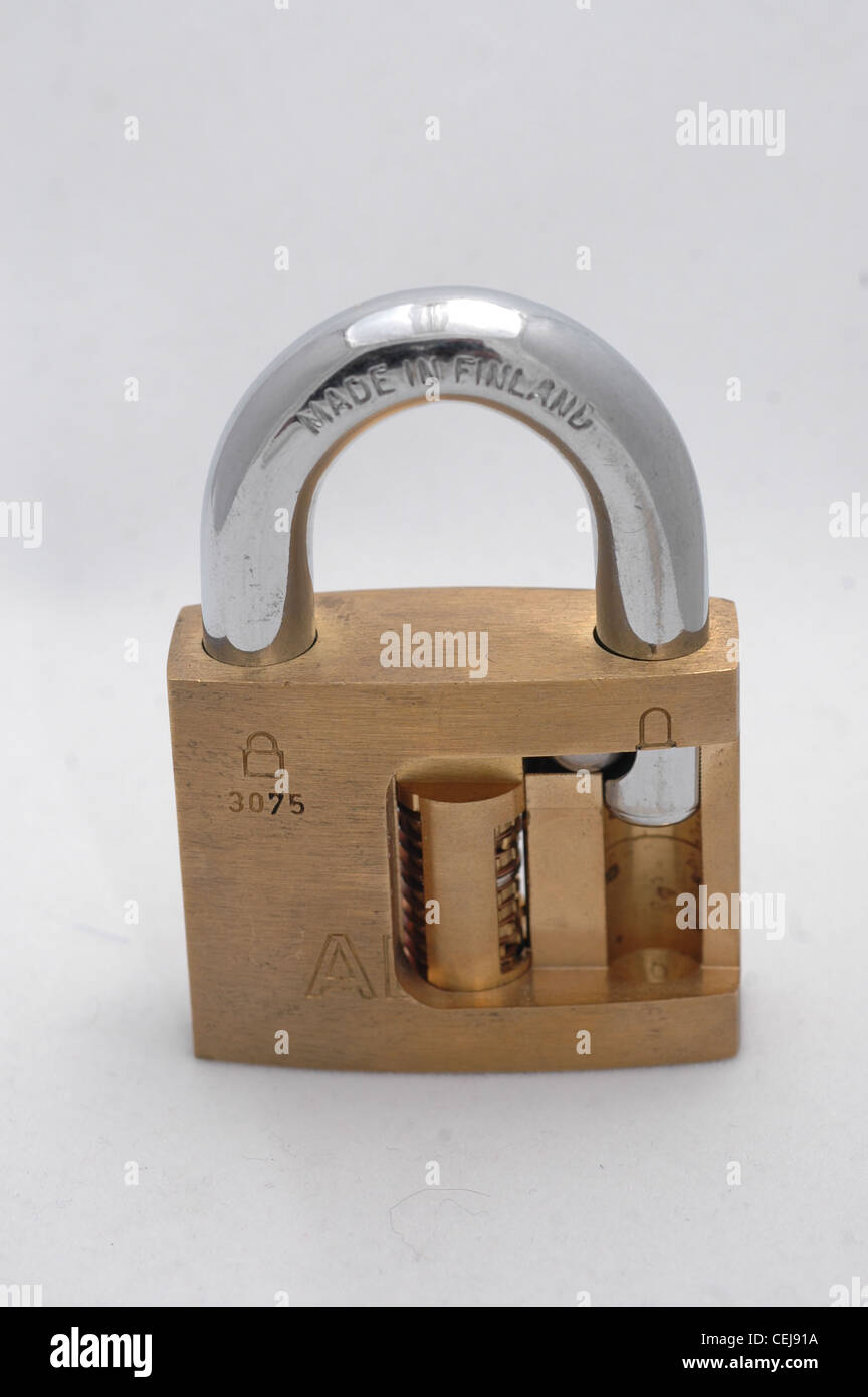 Cylinder padlocks hi-res stock photography and images - Alamy