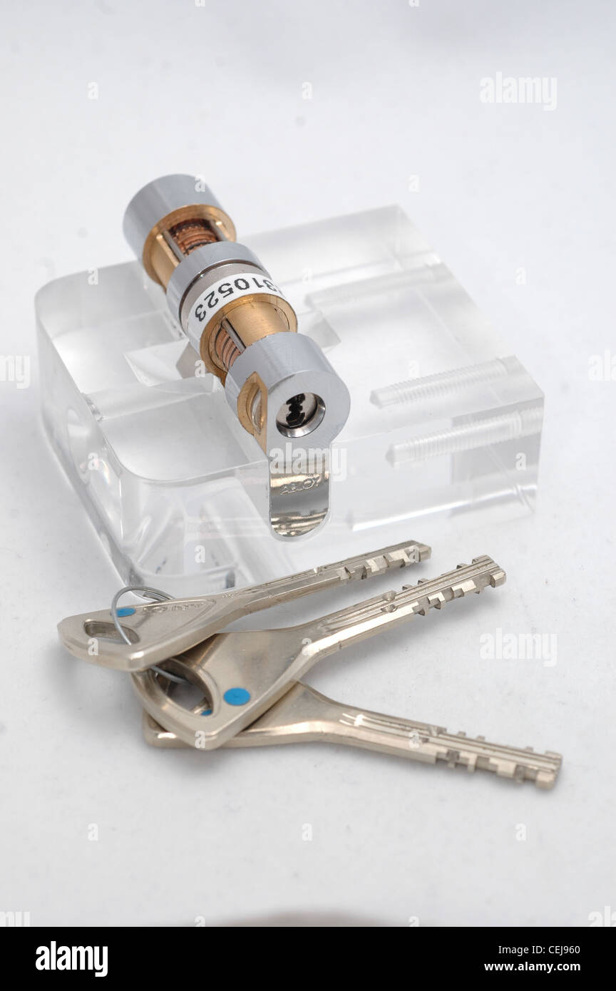 Abloy Protec Cutaway Lock Stock Photo - Alamy