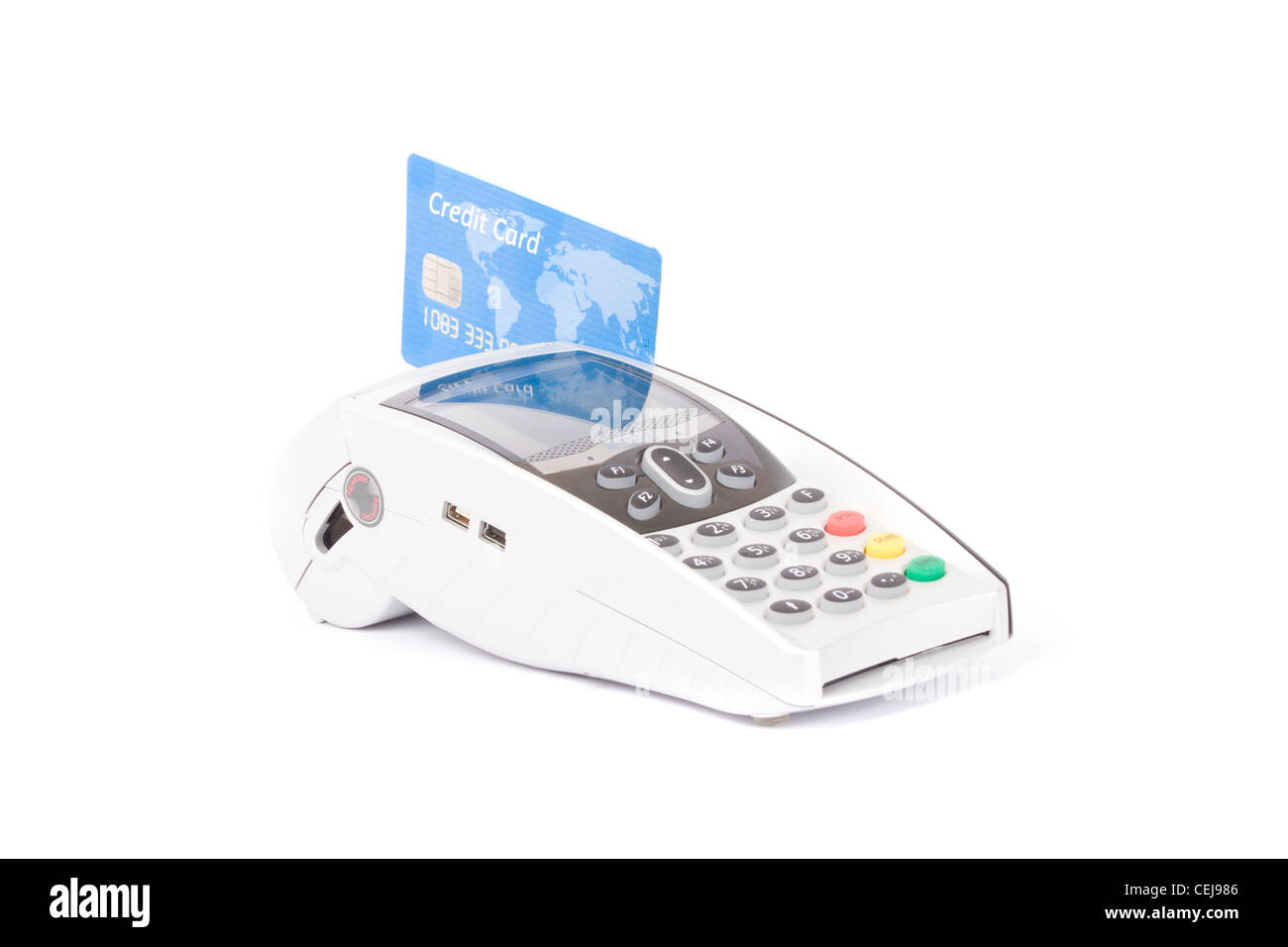 Bank card reader Cut Out Stock Images & Pictures - Alamy
