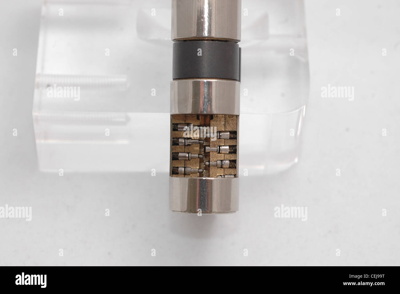 Kaba Gemini Cutaway Lock Stock Photo - Alamy