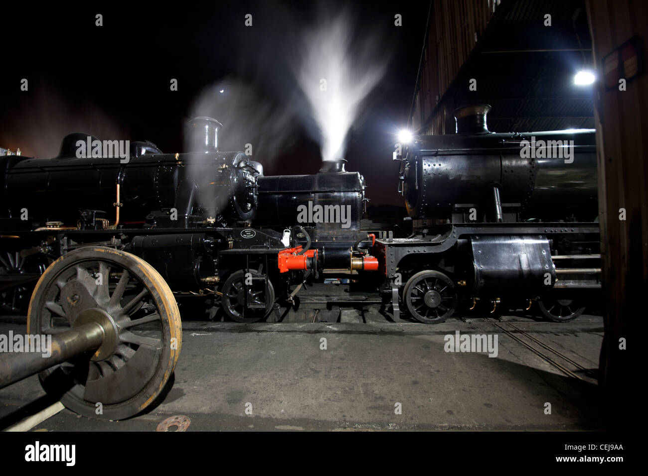 Great Central Railway steam locomotive engine shed, Loughborough ...