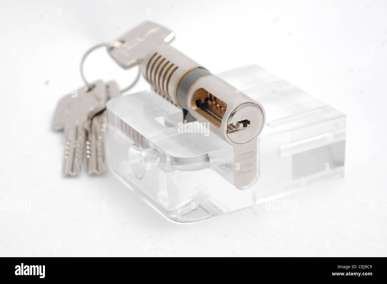 Abus EC850 Cutaway Lock Stock Photo - Alamy