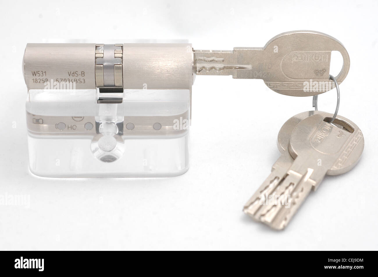 Zeiss Ikon WSW Wendeschlüsselsystem Lock Stock Photo - Alamy