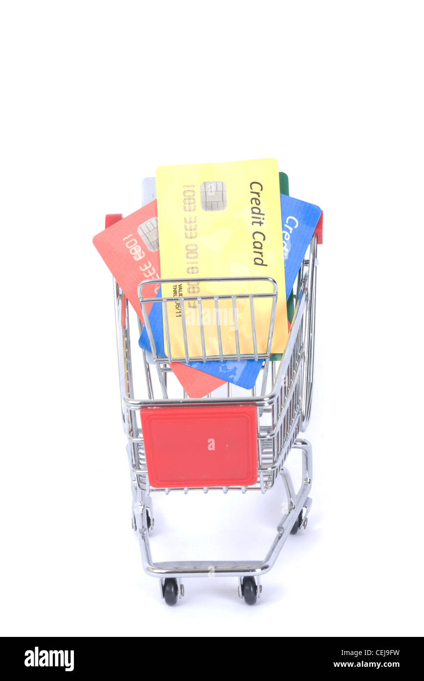 Consumer trolley Cut Out Stock Images & Pictures - Alamy