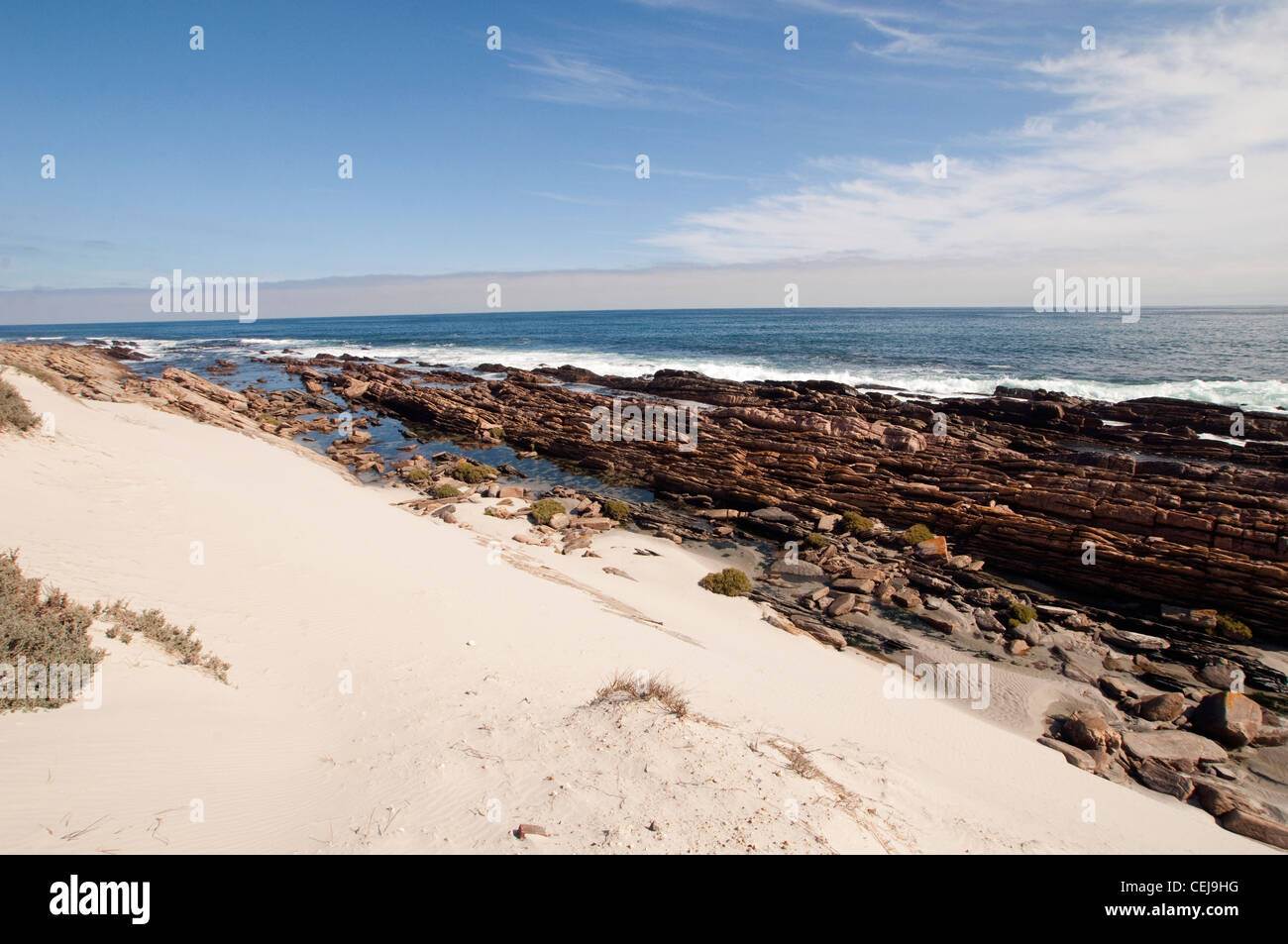 Rocky beach at Port Nolloth,Northern Cape Stock Photo - Alamy