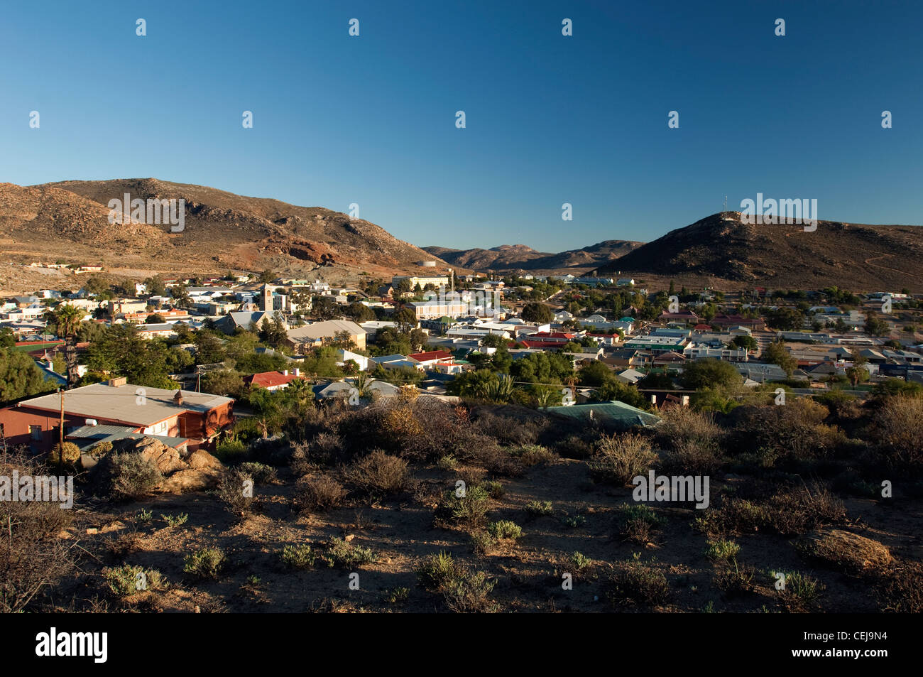 Aerial view of Springbok,Northern Cape Stock Photo - Alamy