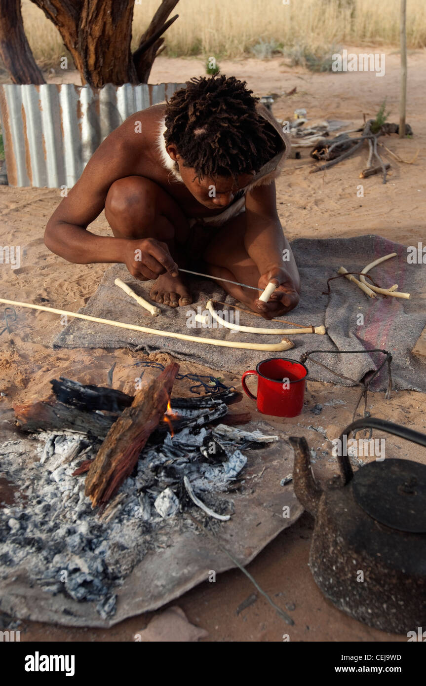 Bushman making fire hi-res stock photography and images - Alamy