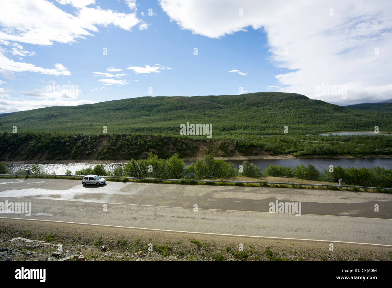 Teno river between Finland and Norway Stock Photo - Alamy