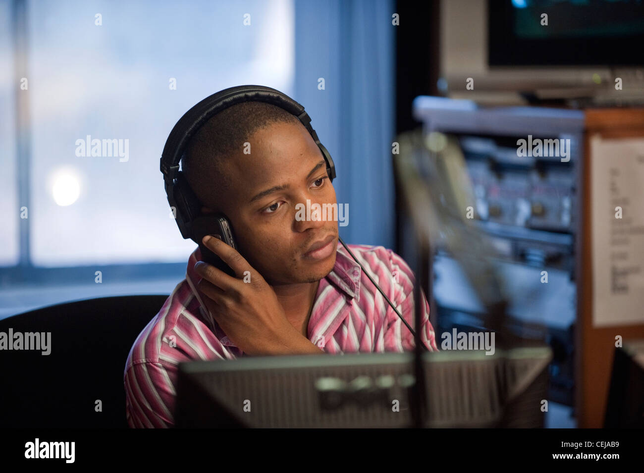 Thomas Manamela,Radio 702 Controller,Johannesburg,Gauteng Stock Photo ...