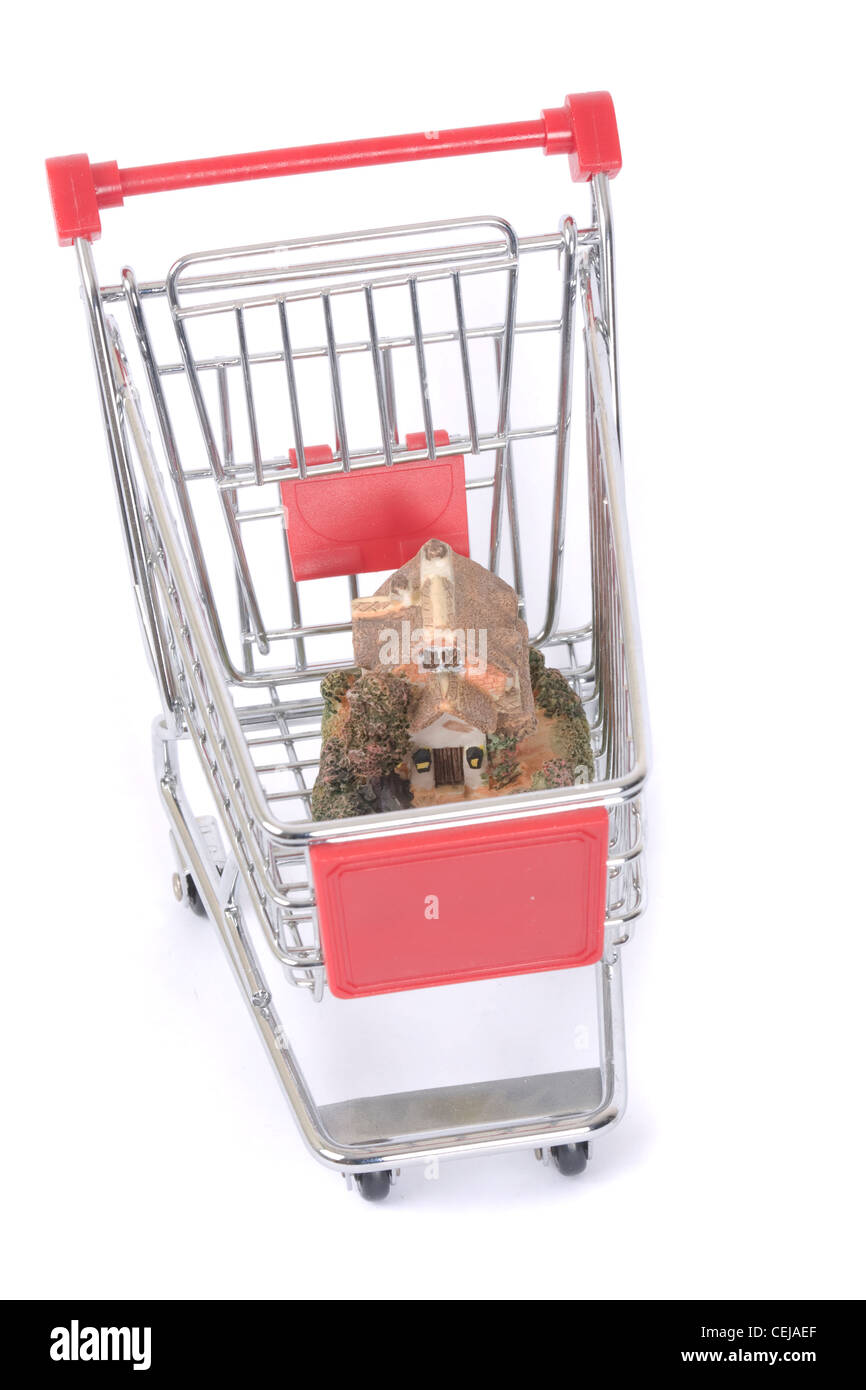 coins and shopping cart Stock Photo - Alamy
