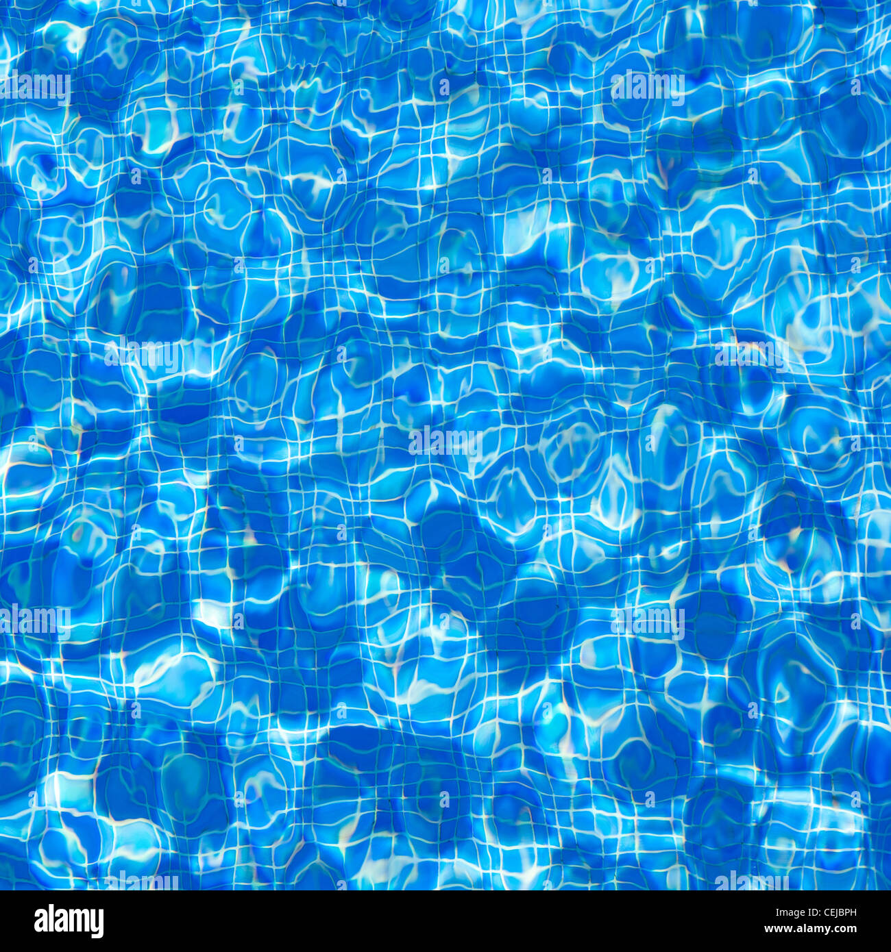 blue tiles pool water ripple texture background Stock Photo - Alamy