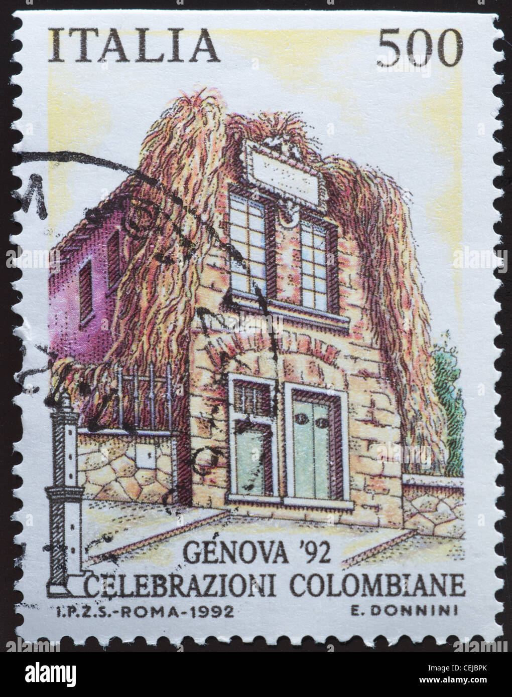 italian postal stamps Stock Photo - Alamy