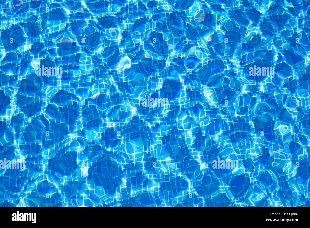 blue tiles pool water ripple texture background Stock Photo - Alamy