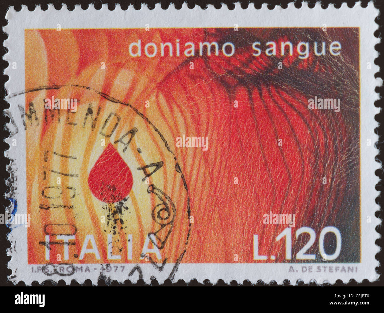 italian postal stamps Stock Photo - Alamy