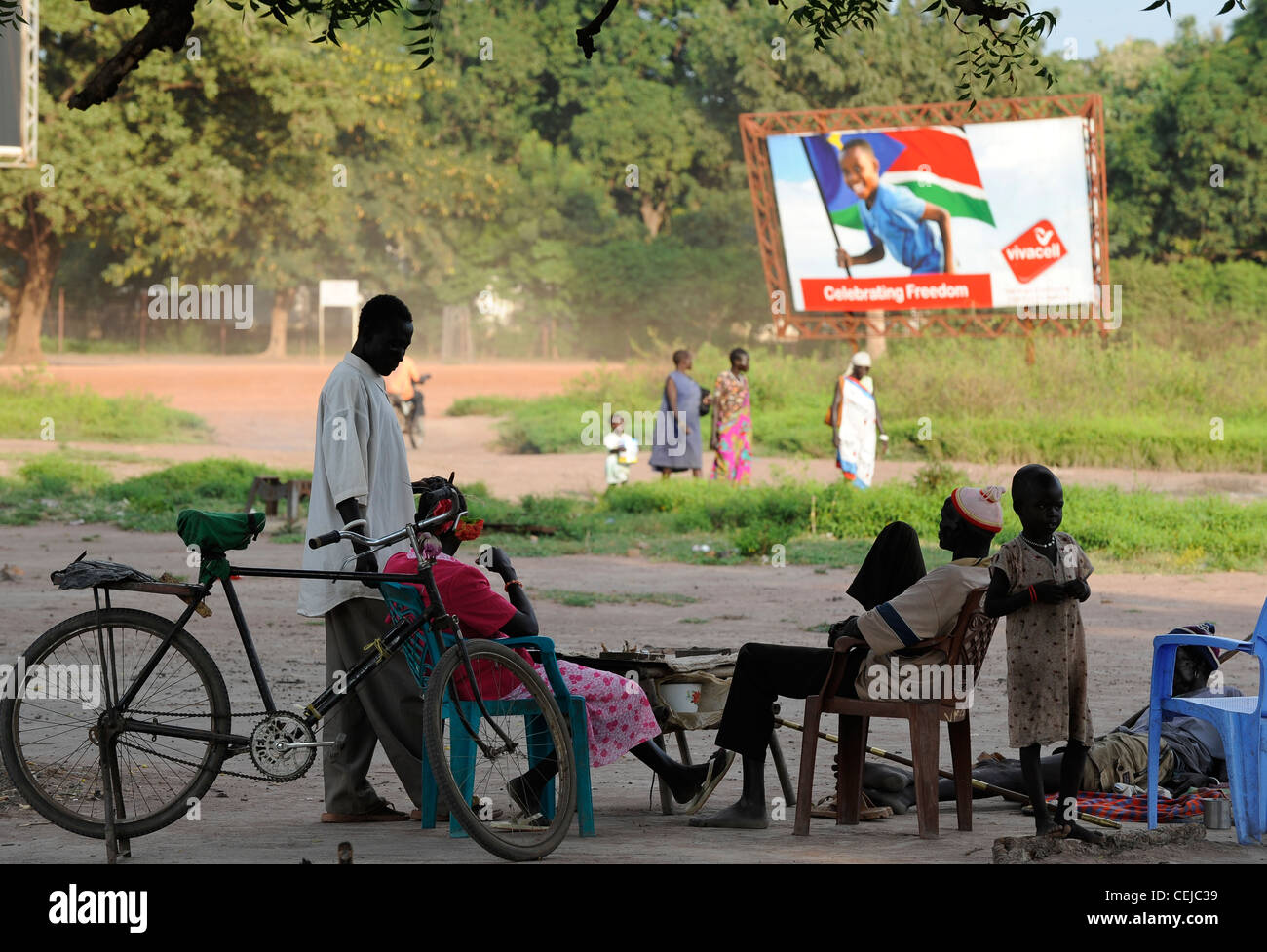 Africa SOUTH SUDAN Bahr al Ghazal region , Lakes State, town Rumbek ...