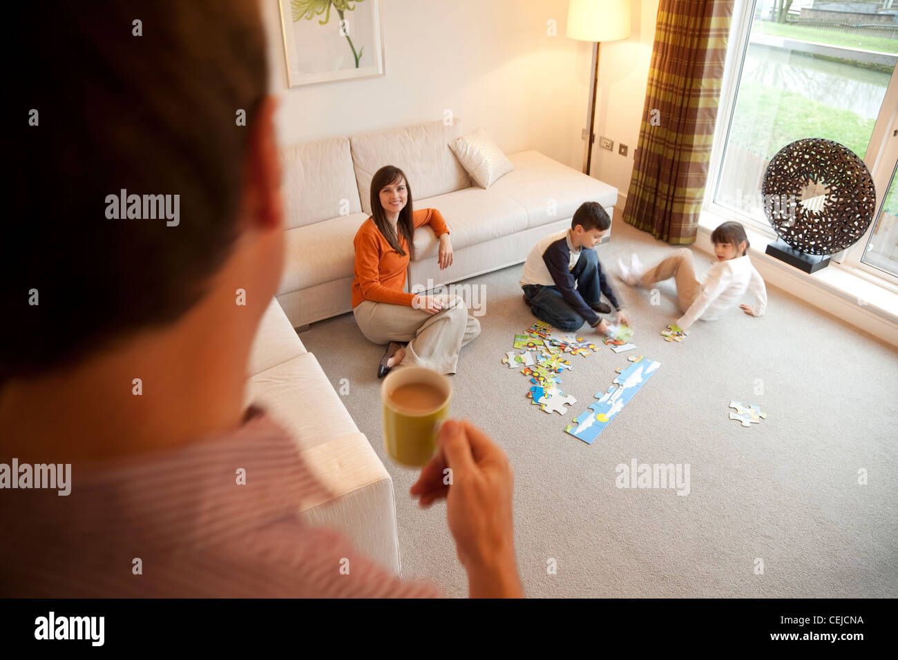Family quality time Stock Photo - Alamy