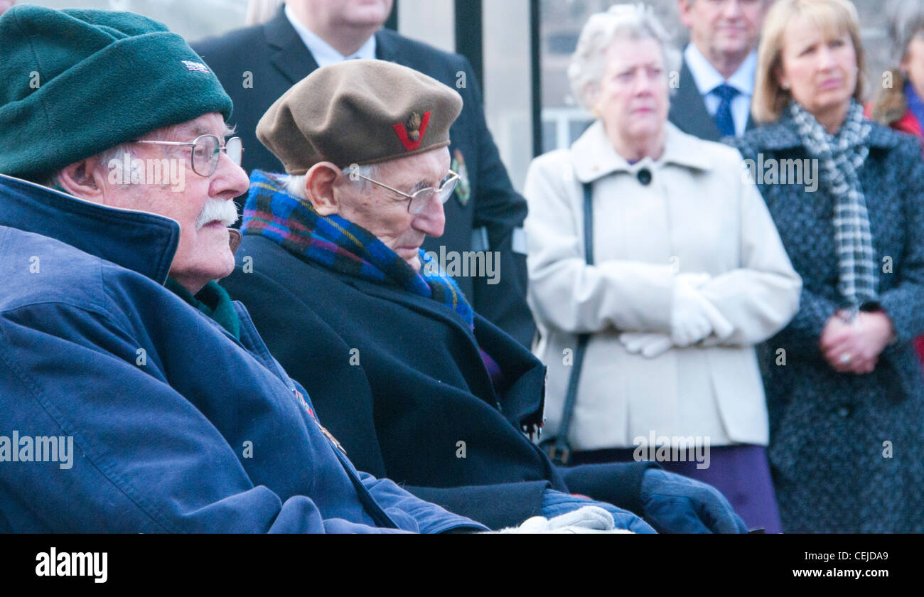 70th Anniversary of the Fall of Singapore, Eric Lomax in green hat, who ...