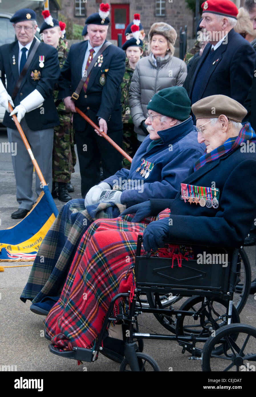 70th Anniversary of the Fall of Singapore, Eric Lomax in green hat, who ...