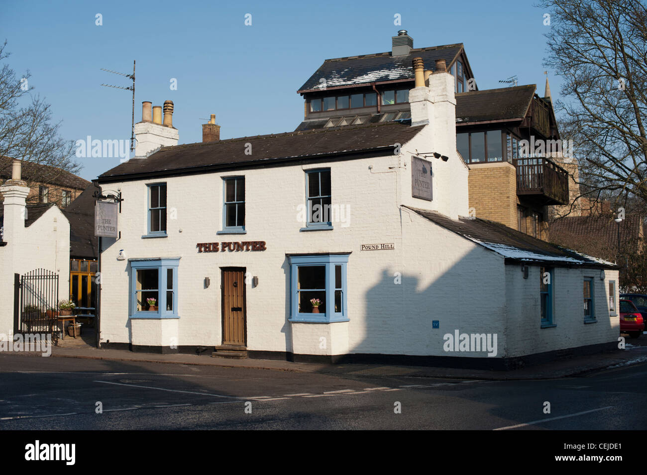 The Punter Pub Cambridge England UK Stock Photo - Alamy