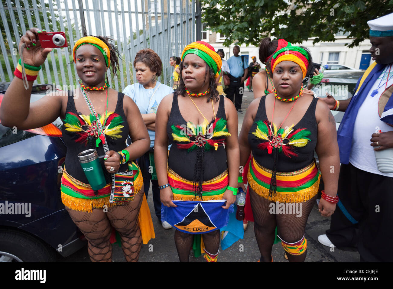 England, London, Notting Hill Carnival, Street Scene Stock Photo - Alamy