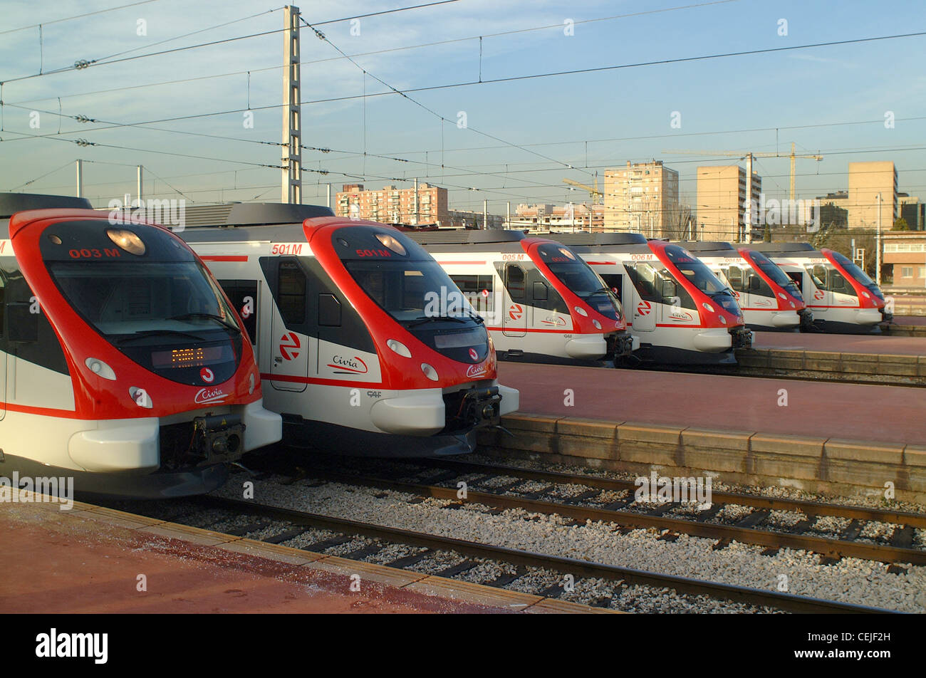 civia renfe adif railway Spain commuter train adif transport voyager ...