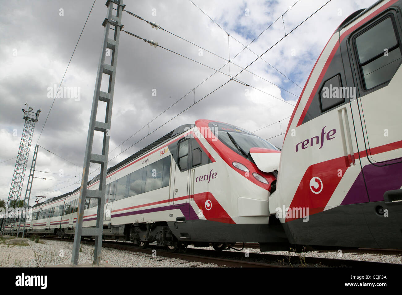 Civia renfe adif railway spain hi-res stock photography and images - Alamy
